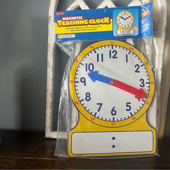lakeshore’s | Toys | New Lakeshore Magnetic Teaching Clockwrite Wipe ...